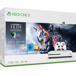 Microsoft Xbox One S 1000GB - Wei&szlig; + Star Wars: Jedi Fallen Order