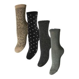Pieces Socks 'PCSEBBY' female Beige, Green, Black size One Size