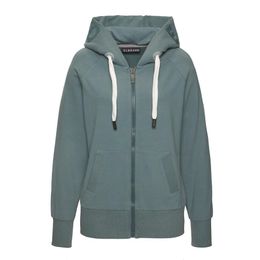 ELBSAND Sweatjacke Damen Gr&ouml;&szlig;e M ecru / gr&uuml;n