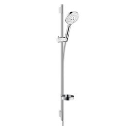 Hansgrohe Raindance Select S Brausegarnitur mit Stange und Ablage, 3 Strahlarten, 26631400,