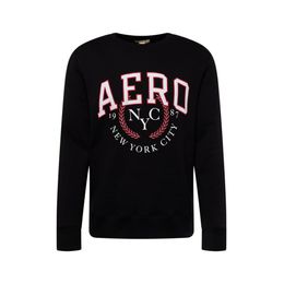 A&Eacute;ROPOSTALE Sweatshirt 'NYC 1987' Herren Gr&ouml;&szlig;e S rot / schwarz / wei&szlig;