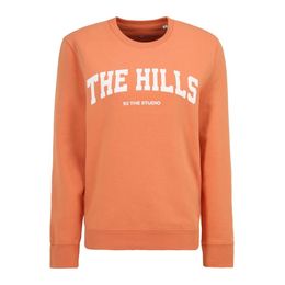 92 The Studio Sweatshirt Damen Gr&ouml;&szlig;e L orange / wei&szlig;