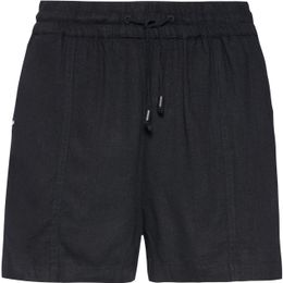 Ragwear Jorddy Shorts Damen - schwarz - Gr. M - Viskose/Flachs bzw. Leinen