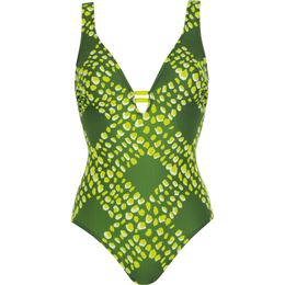 Sunflair Badeanzug Damen - gr&uuml;n - Gr. 44 / C - Polyester/Elastan