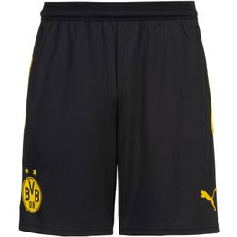 Puma Borussia Dortmund Fu&szlig;ballshorts Herren - schwarz - Gr. S - Polyester