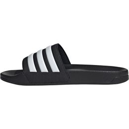 Adidas Adilette Shower Badelatschen - schwarz - Gr. 47 1/3 - Synthetik