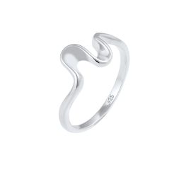 Elli Ring 'Wellen' Damen Gr&ouml;&szlig;e 58 silber