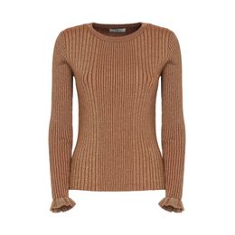 Influencer Pullover Damen Gr&ouml;&szlig;e M karamell