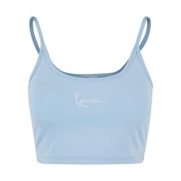 Karl Kani Top Damen Gr&ouml;&szlig;e XL hellblau / wei&szlig;