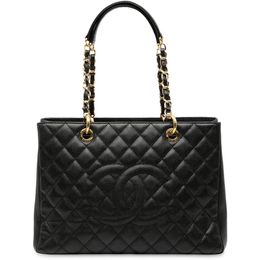 Chanel Shopper - Caviar Grand Shopping Tote - Gr. unisize - in Schwarz - f&uuml;r Damen