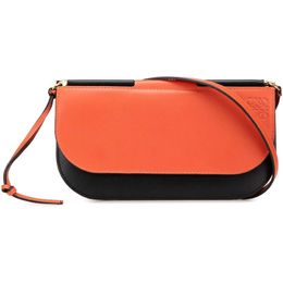 Loewe Hobo Bags - Bicolor Leather Gate Pochette Crossbody - Gr. unisize - in Orange - f&uuml;r Damen