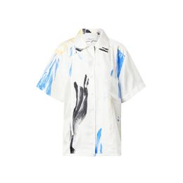 3.1 Phillip Lim Bluse Damen Gr&ouml;&szlig;e L blau / gelb / schwarz / perlwei&szlig;