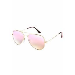 MSTRDS Sonnenbrille Herren Gr&ouml;&szlig;e One Size gold / rosa