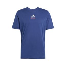 adidas Sportswear Funktionsshirt 'GALLERY' Herren Gr&ouml;&szlig;e XL dunkelblau / dunkelgrau / hellrot / wei&szlig;