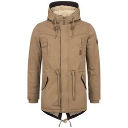 Alessandro Salvarini Winter Parka male Beige size XXS