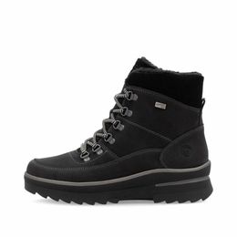 Remonte Schn&uuml;rstiefel Damen Gr&ouml;&szlig;e 41 schwarz Winterschuhe