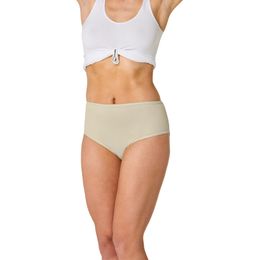Damen H&uuml;ftslip steingrau + sand + bordeaux, Gr&ouml;&szlig;e 52/54