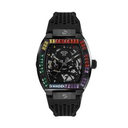 Philipp Plein Uhr Herren Gr&ouml;&szlig;e One Size gr&uuml;n / lila / rot / schwarz
