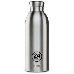 24Bottles Trinkflasche 'Clima' Damen Gr&ouml;&szlig;e XS/XL schwarz / silber