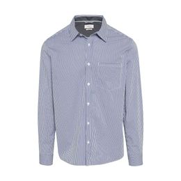 s.Oliver Button Up Shirt male Blue, White size M