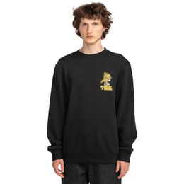 Element Herren Sweatshirt "Birds Eye", schwarz, Gr. S, 40% Polyester, 30% Baumwolle, 30% Baumwolle, Sweatshirts