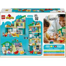 Lego Kinder Konstruktionsspielsteine "Modernes Familienhaus mit Figuren &ndash; 3-in-1-Set (10470)", bunt, Kunststoff, Spielbausteine, Lego DUPLO Town;