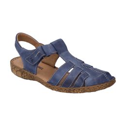 Josef Seibel Damen Sandale "Rosalie 48, ocean", Gr. 38, blau, Obermaterial: 100% Rindsleder Leather cow., Schuhe