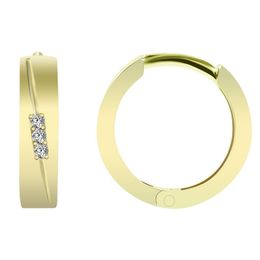 Adelia&acute;s ADELIA ́S Damen Paar Creolen "Damen Creolen aus Gold 333 und Zirkonia &Oslash; 11 mm", Damen, Gelbgold 333 Gold, gold, Gelbgold 333, Gold, Ohrringe