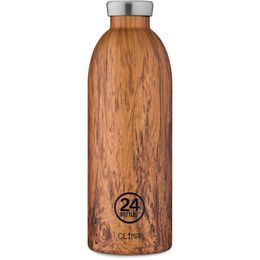 24Bottles Trinkflasche 'Clima 850 ml' Herren Gr&ouml;&szlig;e one size braun / schwarz / wei&szlig;