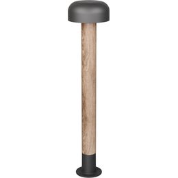 Trio LEUCHTEN Au&szlig;en-Stehlampe "FRASER, Outdoor Stehleuchte H&ouml;he 85cm, exkl 1x E27 max 10W, IP54", 1, &Oslash; 19cm H: 84,5cm, 1 Stk.grau, Leuchten,