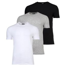 Dsquared2 T-Shirt Herren Gr&ouml;&szlig;e M grau / schwarz / wei&szlig;