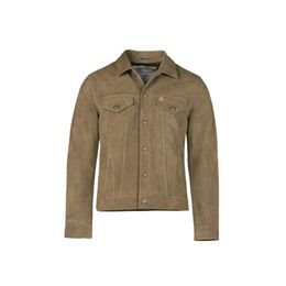 still nordic Herren Outdoorjacke "still nordic Jacket Weston"olive, Gr. M, Obermaterial: 100% Leder, Jacken