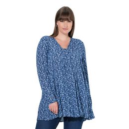 Ulla Popken Bluse Damen Gr&ouml;&szlig;e XXL/XXXL blau / himmelblau