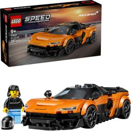 Lego Kinder Konstruktionsspielsteine "McLaren W1 (77257), Lego Speed Champions"orange, Kunststoff, Spielbausteine, Made in Europe