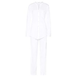 Hanro Pyjama 'Cotton Deluxe' Damen Gr&ouml;&szlig;e XS wei&szlig; Winterkleid