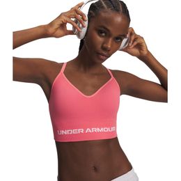 Under Armour Damen Sport-BH "VANISH SEAMLESS LOW BRA", Gr. XSbittersweet pink,, wei&szlig;, Web, Obermaterial: 88% Polyester, 12% Elasthan, BHs, f&uuml;r