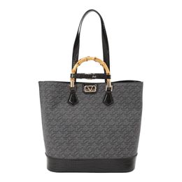 19V69 Italia Shopper 'Reiko' Damen Gr&ouml;&szlig;e One Size grau / schlammfarben / schwarz
