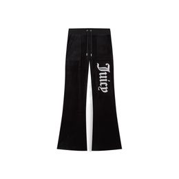 Juicy Couture Damen Sweathose "LAYLA CAVIAR TRACKPANT_ Damen", schwarz, Gr. L, 95% POLYESTER, 5% ELASTAN, Hosen, Trainingshose Damen, Sweathose,