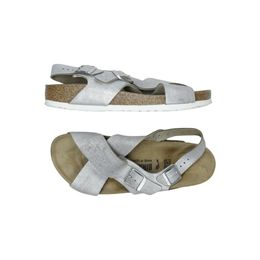 Birkenstock Sandalen Damen Gr&ouml;&szlig;e 38 Second Hand silber