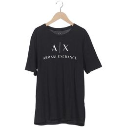 Armani Exchange T-Shirt Herren Gr&ouml;&szlig;e XL Second Hand schwarz
