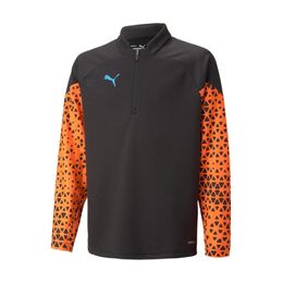 Puma Funktionsshirt Jungen Gr&ouml;&szlig;e 116 hellblau / orange / schwarz
