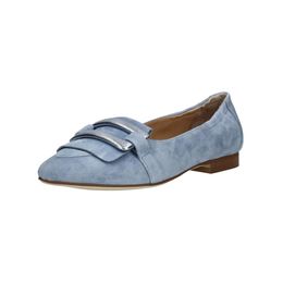 REGARDE LE CIEL Damen Ballerina "Regarde Le Ciel Ballerinas Veloursleder", Gr. 41, blau, Veloursleder, Schuhe