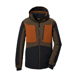 Killtec Herren Skijacke "KSW 47 MN SKI JCKT", braun, Gr. XL, Obermaterial: 100% Polyester;Obermaterial 2: 93% Polyester, 7% Elasthan;Futter: 100%