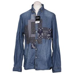 Desigual Hemd Herren Gr&ouml;&szlig;e XL Second Hand blau