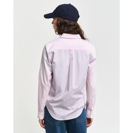 Gant Damen Langarmbluse "REG POPLIN SHIRT", rosa, Gr. 34, Web, Obermaterial: 100% Baumwolle, Blusen