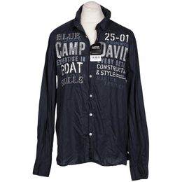 CAMP DAVID Hemd Herren Gr&ouml;&szlig;e XL Second Hand marine