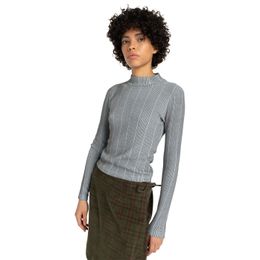 Shirttop Element "Roll Neck", Damen, Gr. M, forget me not, 59% Viskose, 41% Baumwolle, Tops Shirttop