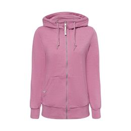Ragwear Zip-Up Hoodie female Pink size XL