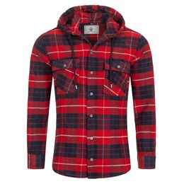 Rock Creek Hemd Herren Gr&ouml;&szlig;e XL navy / rot / wei&szlig;