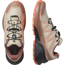 Salomon Damen Trailrunningschuh "SPEEDCROSS PEAK W", Gr. 43tender peach, burlwood, fusion coral, Synthetik, Textil, Schuhe, wasserdicht